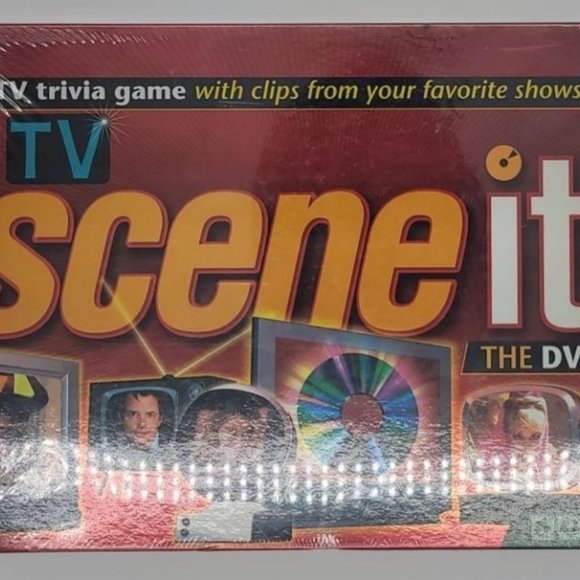Mattel | Games | Vintage New Sealed Tv Scene It The Dvd Game Tv Trivia ...